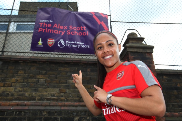 Alex Scott goes back to school