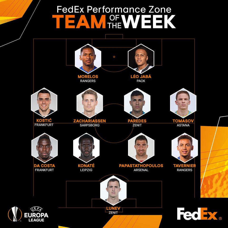 Sokratis named in European Team of the Week