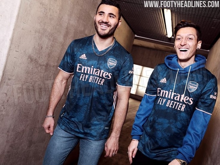 Leaked: Official player pictures of Arsenal 2020/21 Third Kit