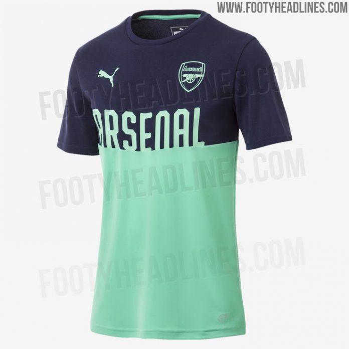 Arsenal's 3rd kit training gear leaked to complete the set for 18/19