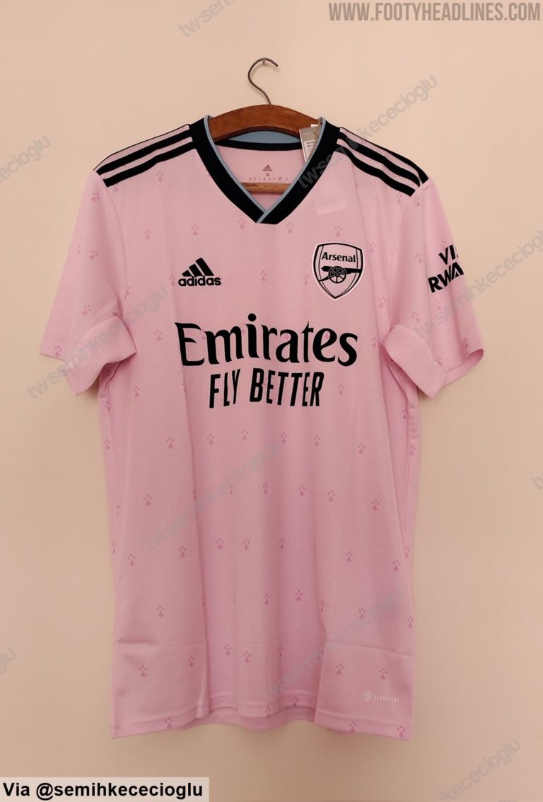Arsenal set release date for new pink third kit for 2022/23