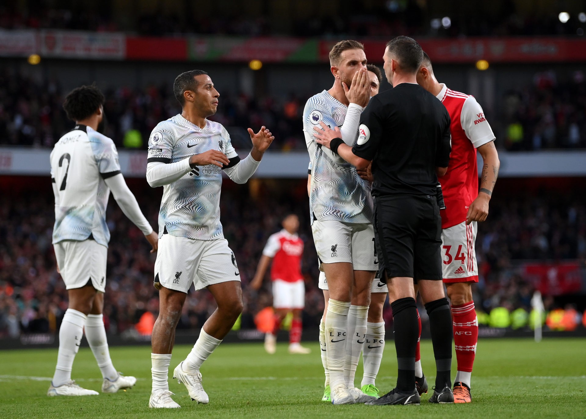 Comments between Arsenal and Liverpool players referred to FA